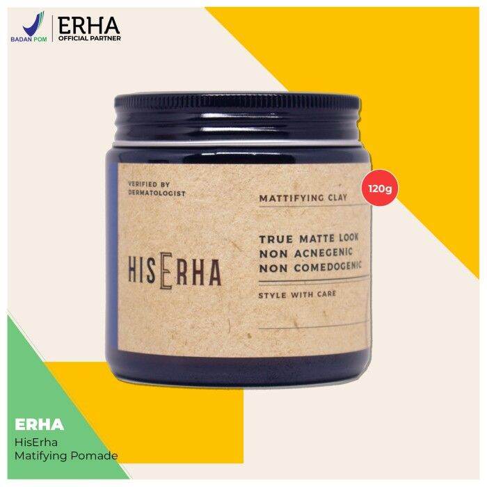 HIS ERHA Mattifying Clay Pomade | Lazada Indonesia