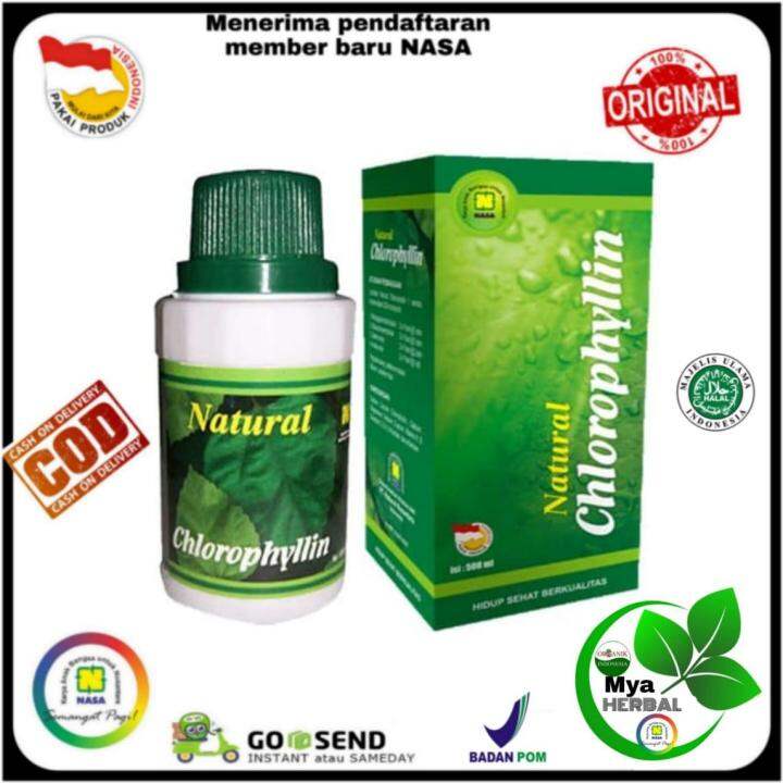 NATURAL CHLOROPHYLLIN ORIGINAL NASA / CLOROFIL NASA ASLI / N CHLO NASA ...