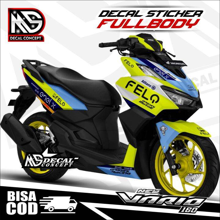(ANTILINTUR) Decal Vario New 160 Fullbody Stiker New Vario 160 Motif ... (ANTILINTUR) Decal Vario New 160 Fullbody Stiker New Vario 160 Motif ...
