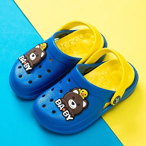 Soft Cute Kids Crocs Style Sandals Closs Toddler Sandals Girls Boys ...