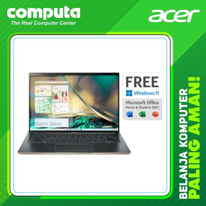 Acer SWIFT 14 SF14 71T 75UX 79UV i7-13500H 16GB 1TB SSD 14QHD TOUCH IRIS - Hijau / Biru | Lazada ...