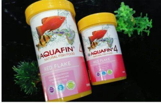 Aquafin4 Natural fish food(red flake) | Lazada