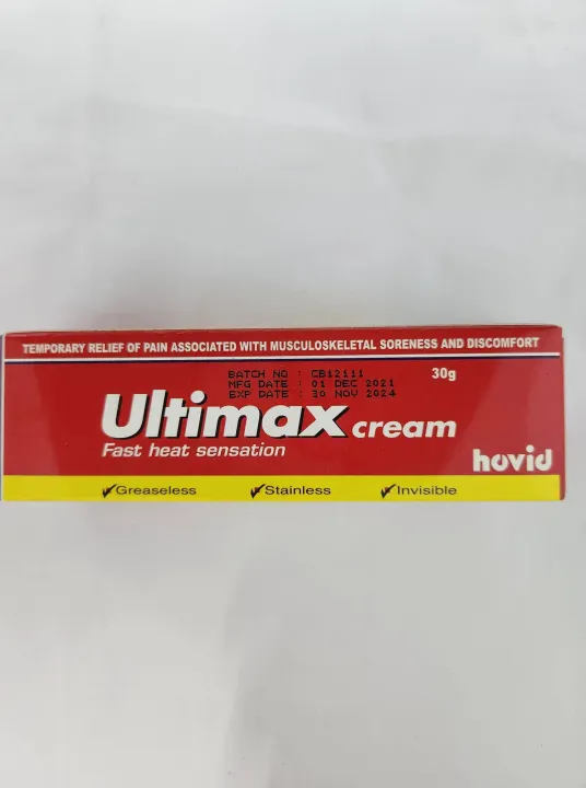 (Hovid) Ultimax Cream 30g | Lazada