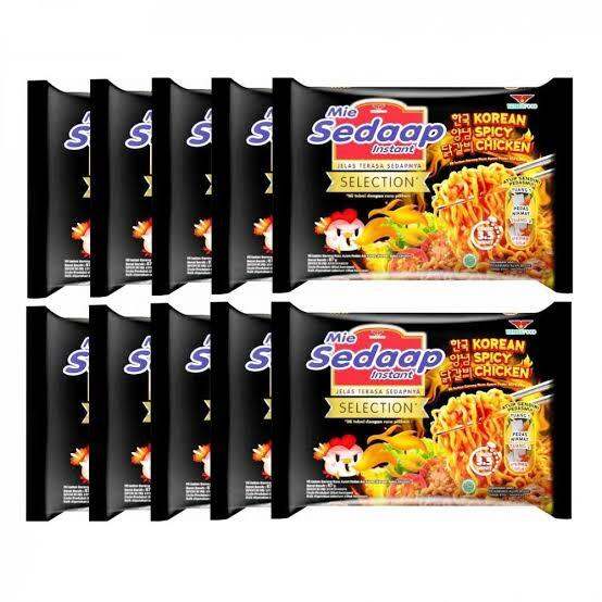 Duo Sister Mie sedap korean Spicy Chicken Selection Mie Sedaap ( isi ...