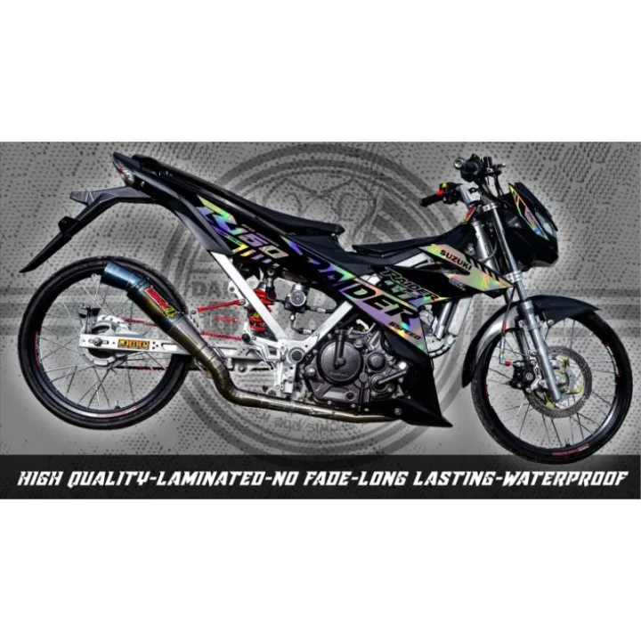 Suzuki Raider 150 FI Stock Size Decal Sticker | Lazada PH