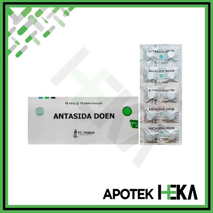 Antasida Doen 200 mg Triman Tablet Box isi 100 - Obat Sakit Lambung ...