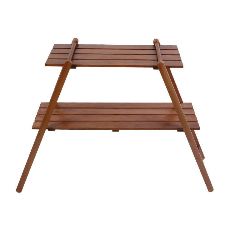 Outdoor solid wood racks for camping houses, outdoor recreational ...