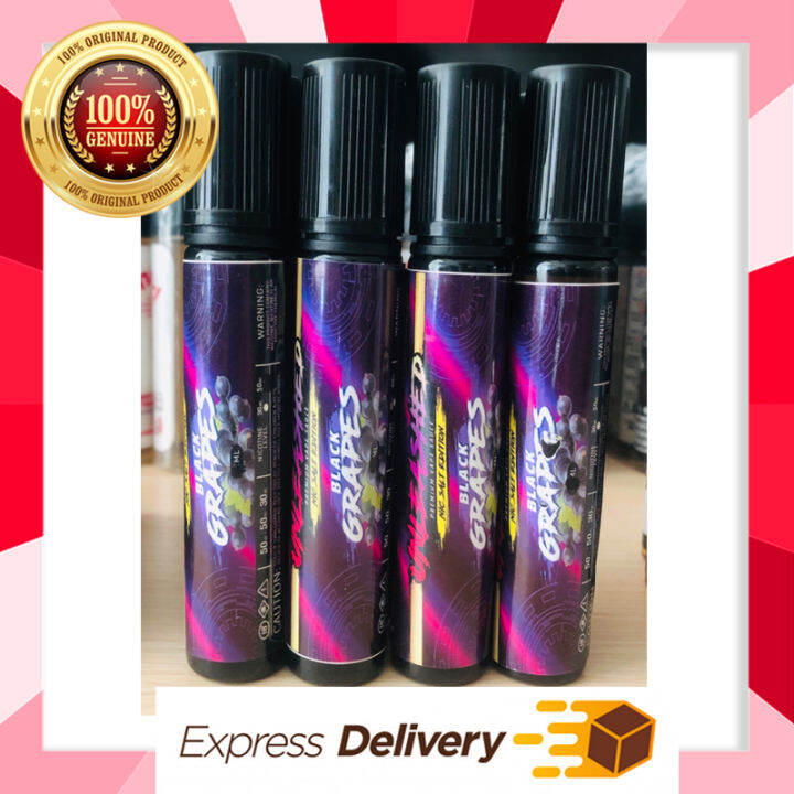 JAE DISTRIBUTION - UNLEASHED / Black Grapes / Vape Juice 30 mg, 50 mg / Premium Juice - Salt Nic ...