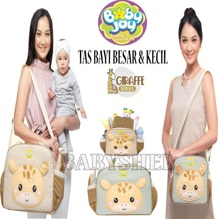 Baby Joy Tas Bayi Besar + Tbs Giraffe Series | Baby Joy Tas Bayi Kecil Giraffe Series | Lazada ...