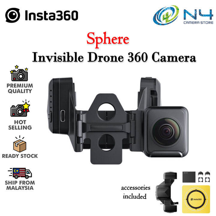 Insta360 Sphere for Drone Camera invisible drone 360 Camera for DJI Air ...