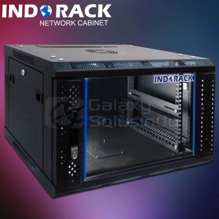 INDORACK WALLMOUNT 6U Depth 450MM Single Door WIR4506S | Lazada Indonesia