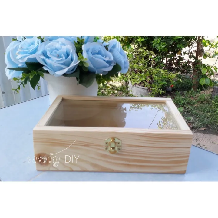 กล่องไม้สน 6x10x3 นิ้ว | Lazada.co.th