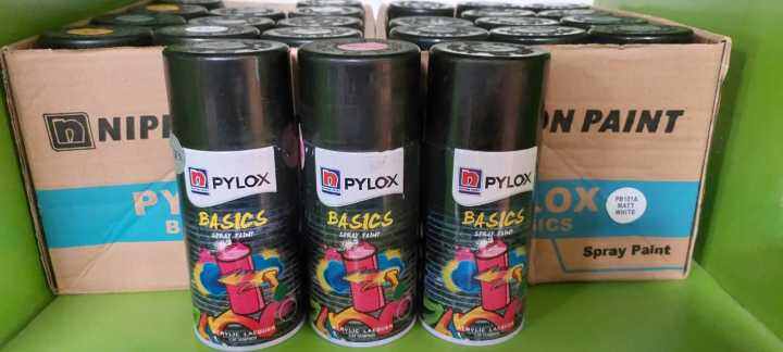 Cat Pylox Pilox Basics 300cc Cat Semprot Spray Nippon Paint Besi Plastik Kayu dinding dll ...