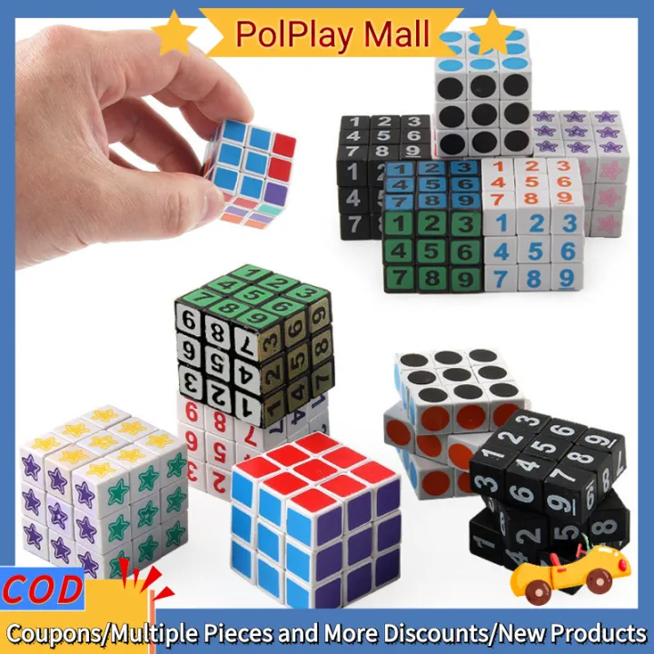 【พร้อมสต็อก】มินิ3x3เมจิก Cube เด็กในช่วงต้นของการศึกษาปริศนาของเล่น ...