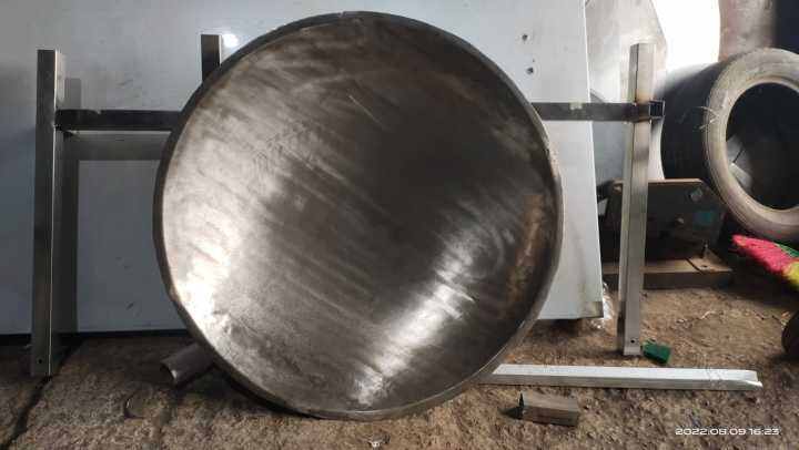Wajan Besar ukuran 80 cm tebal 2 mm Penggorengan Stainless Steel Tebal ...