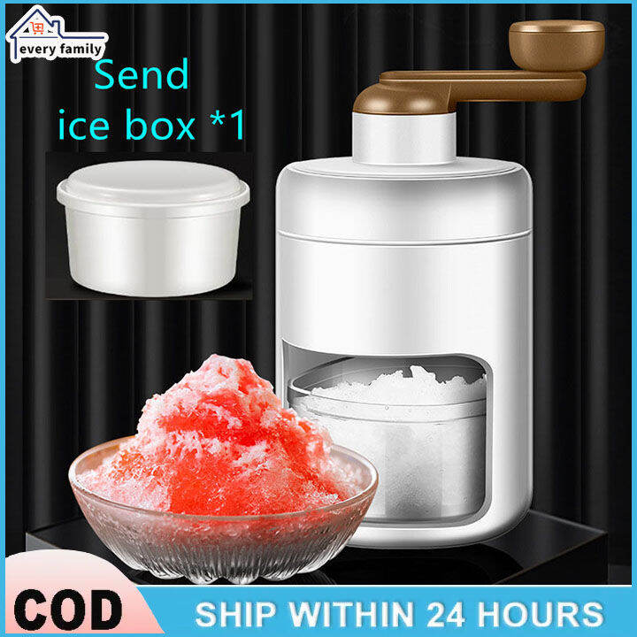 Summer manual shaved ice machine Household small Ice Crusher Dedicated ...