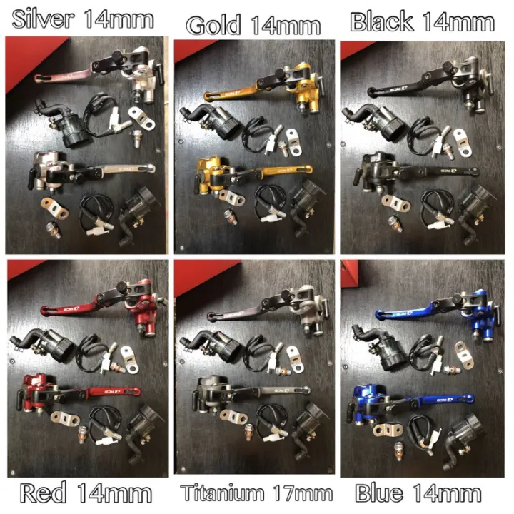 RCB S1 Forged Brake and Clutch Master Brake Pump 14mm and 17mm | Lazada PH