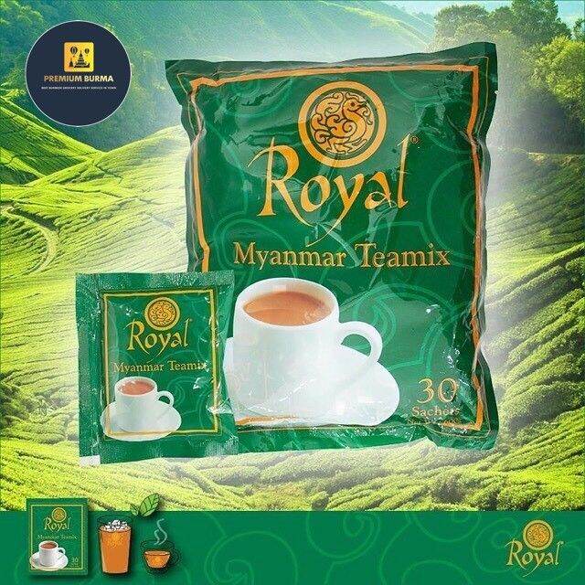 ရွယ်ရယ်မြန်မာ တီးမစ် (30ထုပ် ပါကင်) Royal Myanmar Tea Mix | Lazada.co.th