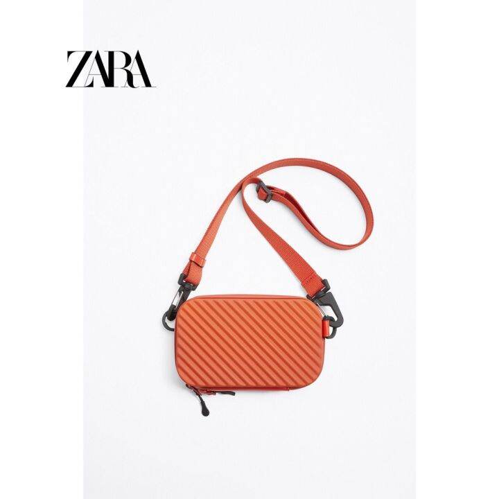 ZARA Spring Bag For Men New Men's Bag Black Box Bag Men One Shoulder ...