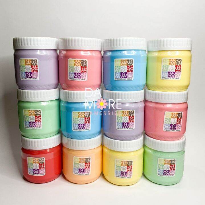 AMORE Colored Padding Glue Padding Cement Binding Glue Adhesive for DIY ...