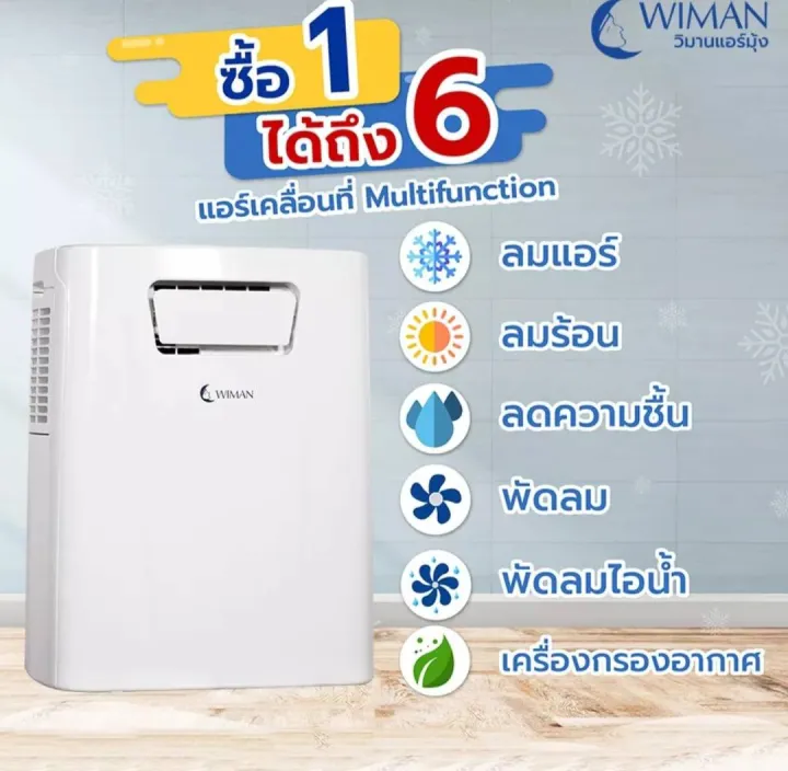WIMAN วิมานแอร์ 3,000 btu | Lazada.co.th