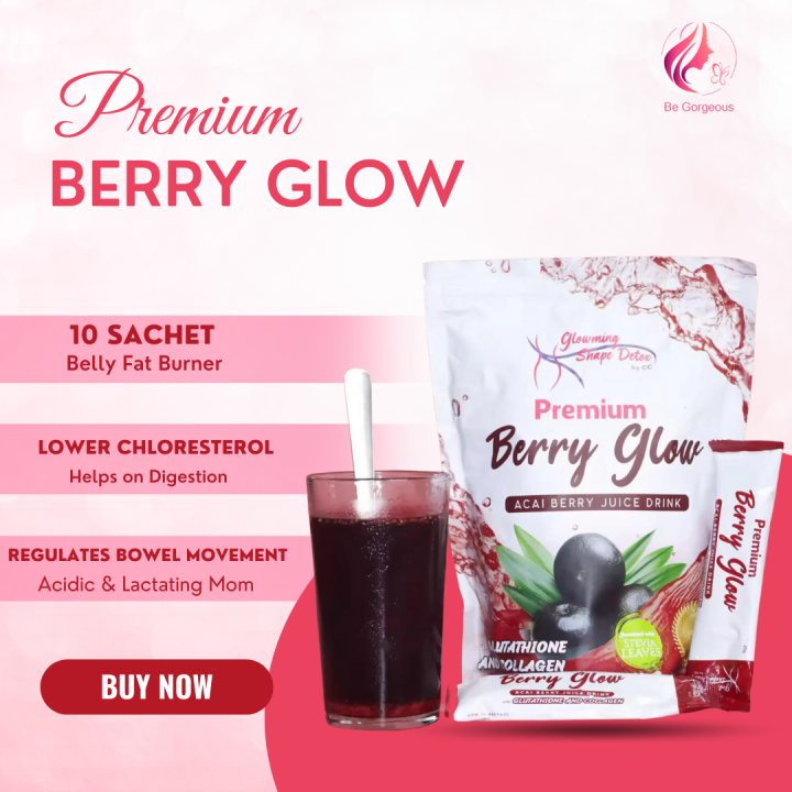 Cris Cosmetics Glowming Shape Detox Premium Berry Glow Slimming Drink ...