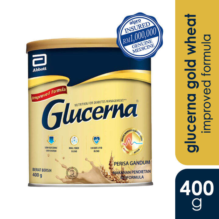 Abbott Glucerna Gold Wheat (Improved Formula) 400g | Lazada