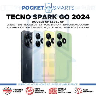 Spesifikasi dan harga Tecno Spark Go 2024 di Malaysia - TechNave BM