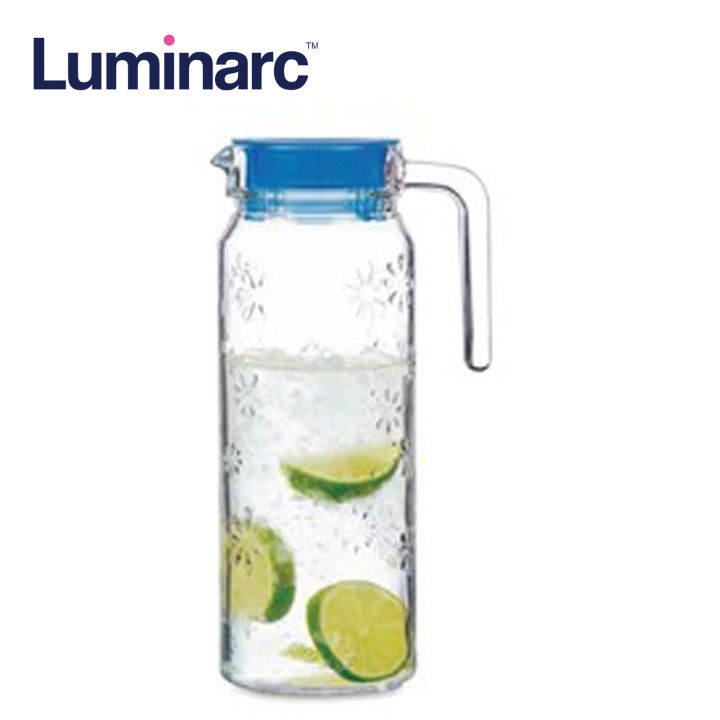 Luminarc 1.1L Rotterdam Funny Flower Jug Clear Glass Pitcher CARR024 ...