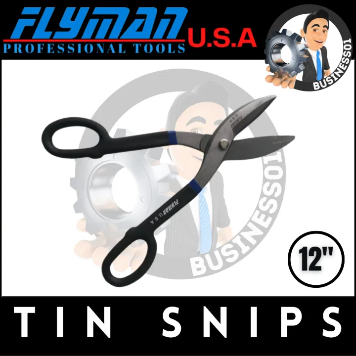 Business01 Flyman Tinman Snip 12" Gunting Yero Roof Cutter Metal Sheet ...