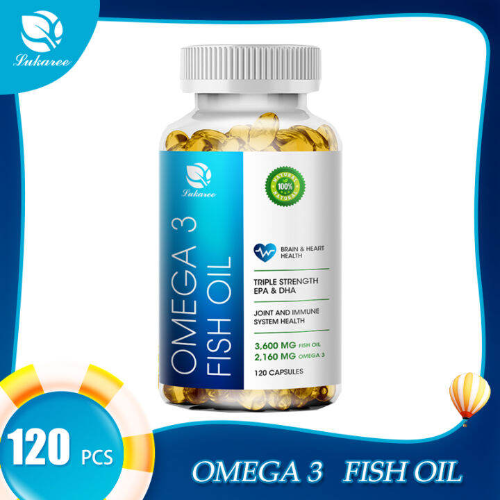 Fish Oil OME 3 Capsules Are Rich In DHA And EPA, Improve Bad Mood, Relieve Stress, Strengthen ...