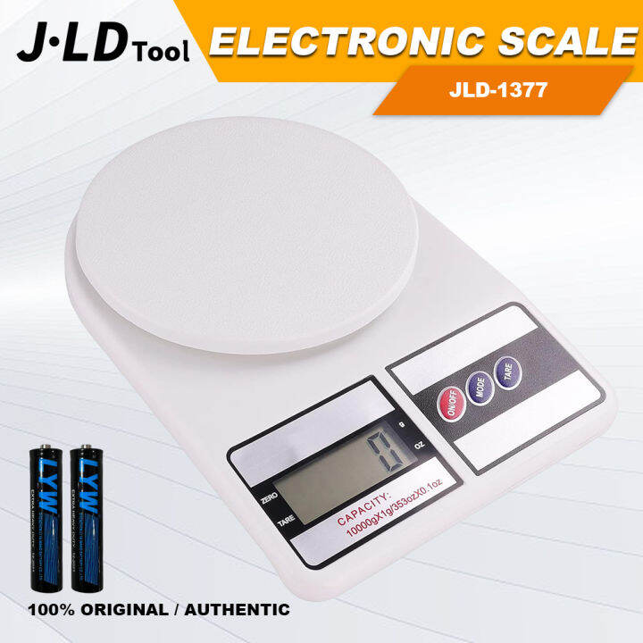 JLD portable food scale SF400 Kitchen Scale WHITE digital weighing ...