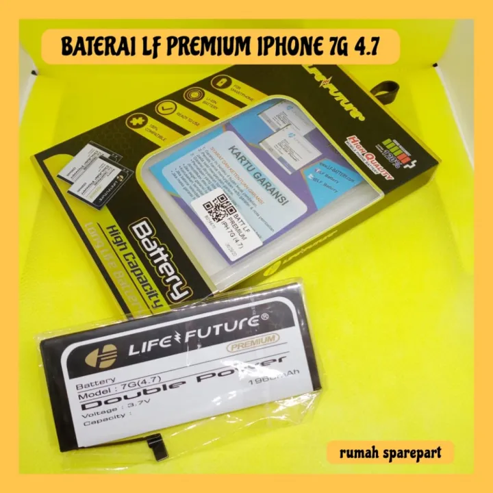 BATERAI LIFE FUTURE PREMIUM IPON 7G (4.7) | Lazada Indonesia