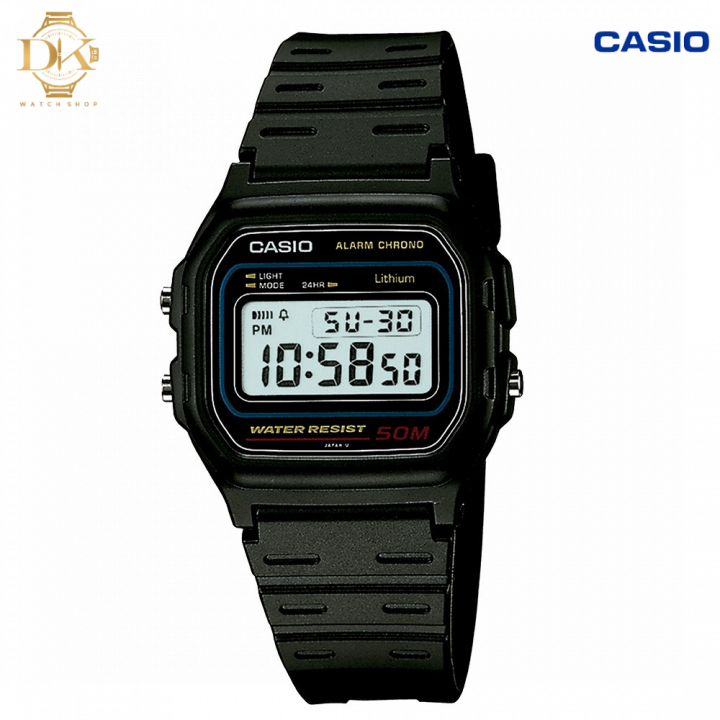 Casio Watch for Unisex F-91W-3DG Black Rubber Strap 30m Digital | Lazada PH