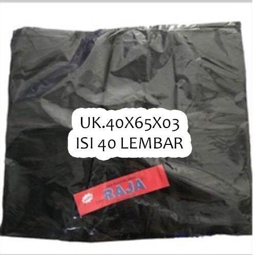 Kantong Tas Plastik Kresek Hitam Ekonomis Tebal Ukuran 40x65 03mic isi ...