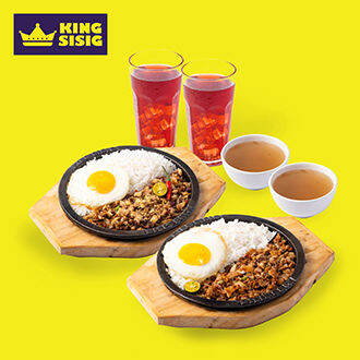 King's Krunchy Pork Sisig Busog Meal and Lechon Sisig Busog Meal Bundle ...