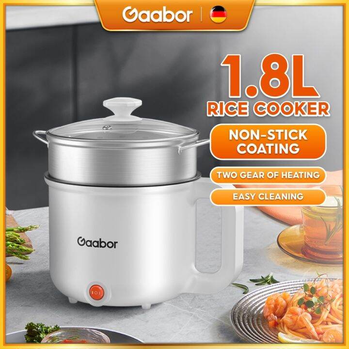Gaabor Mini Rice Cooker 1.8L/2.5L Multi-function Cooker Non-Stick Inner ...