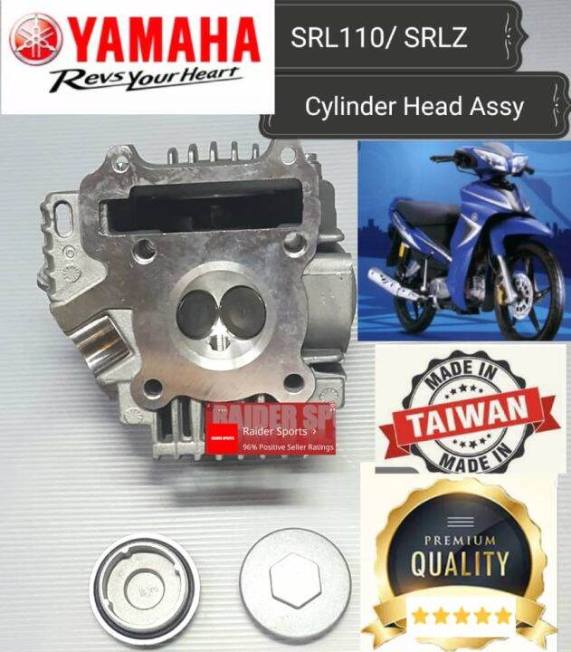 Yamaha SRL110 SRLZ Cylinder Head Assy STD TW (Complete Set) | Lazada