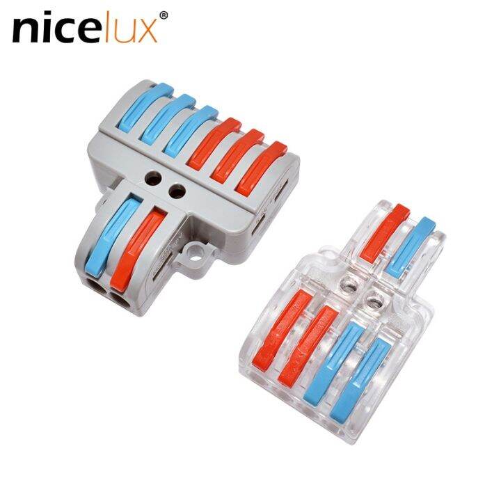Quick Splitter Plug-In Electric Multiple Wire Connector 2 to 4 6 ...