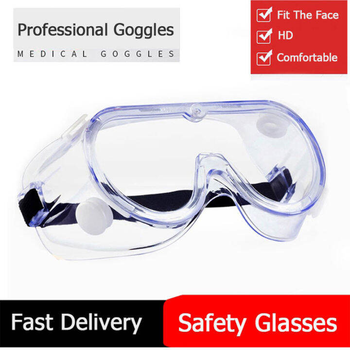 BIANZAI Medical Goggles Safety Lab Glasses Anti Protective Chemical ...