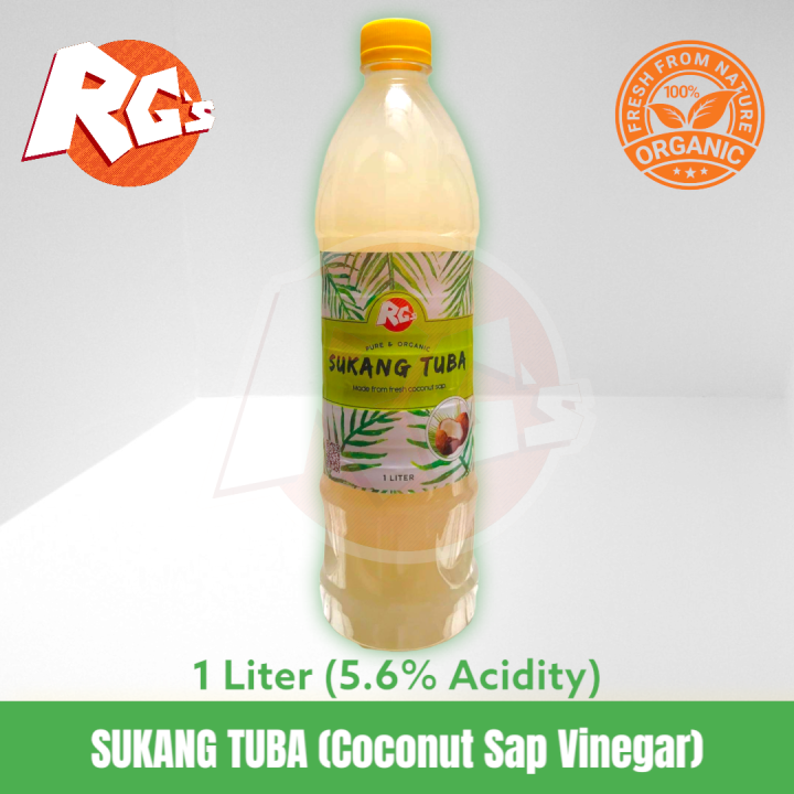 RG's SUKANG TUBA ( Coconut Sap Vinegar) 1L | Lazada PH