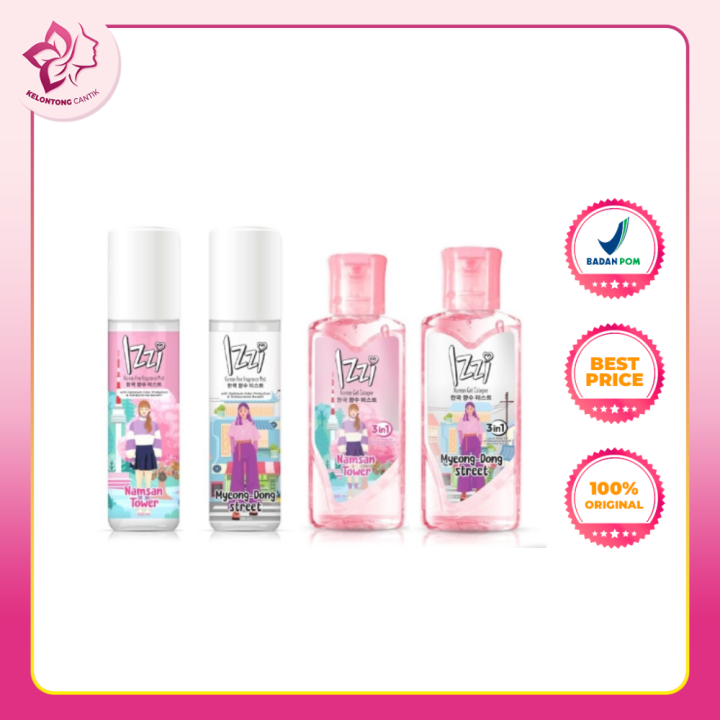 IZZI Korean Gel Cologne - Fine Fragrance Mist 100ml | Parfum Wanita ...