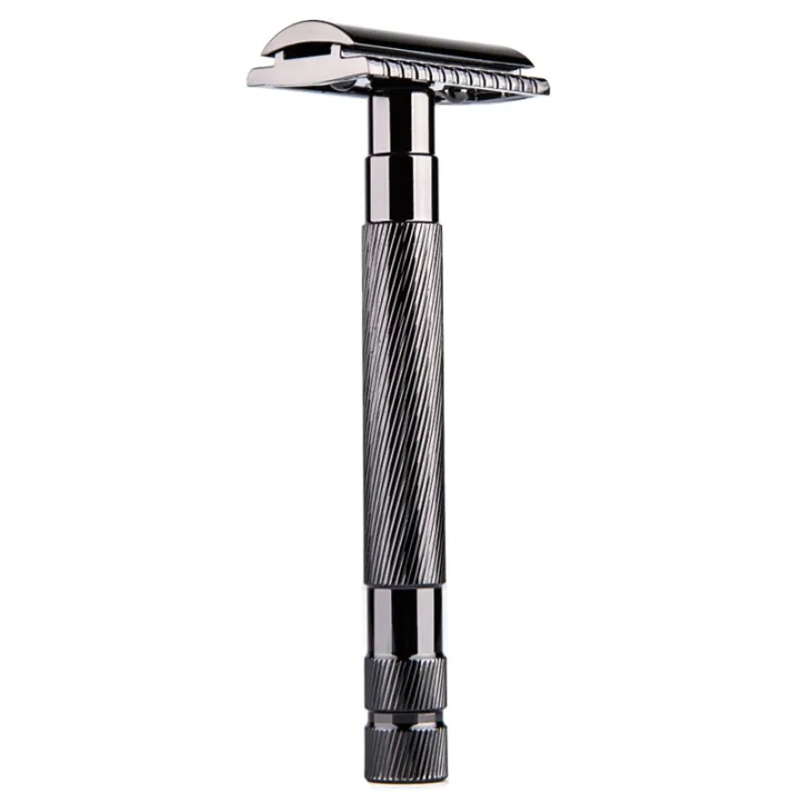 Safety Double Edge Razor for Men Barber Straight Razor Holder Men's ...