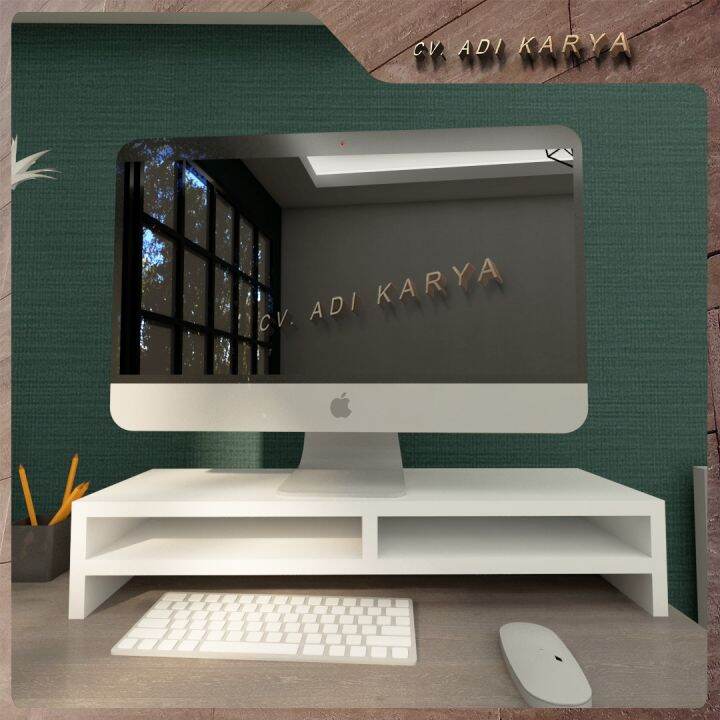 Dekorasi Ruangan Meja Laptop Monitor Rak Dinding Tempel Tembok Hiasan ...