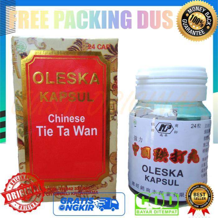 CHINESE TIEH TA WAN OLESKA KAPSUL obat patah tulang - luka dalam ...