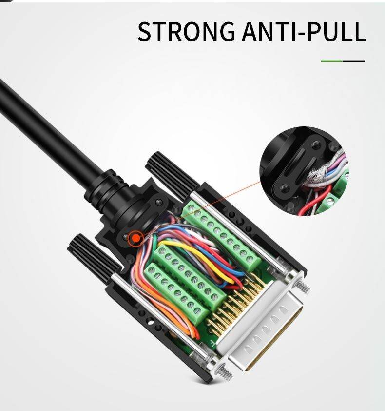 1pc DB26 Solder free Connector 26 pin 3 Row Male Female Plug Industrial ...