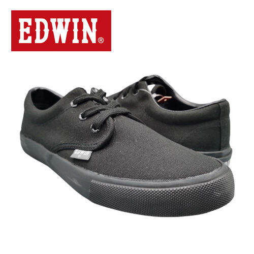 Edwin EW234 Kasut Sekolah Hitam Black School Shoe | Lazada