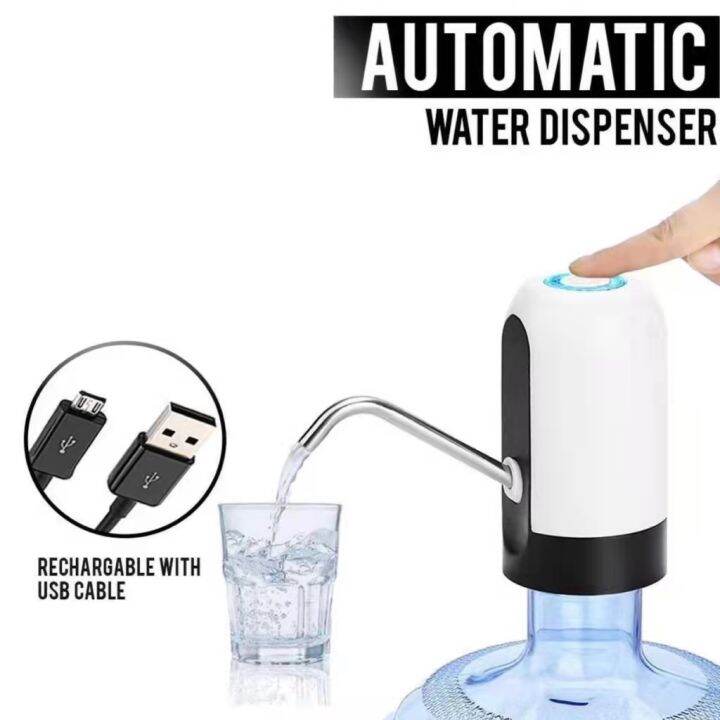 { PHK } Automatic Water Dispenser Wireless and chargeable intelligent pump for bottled water ...