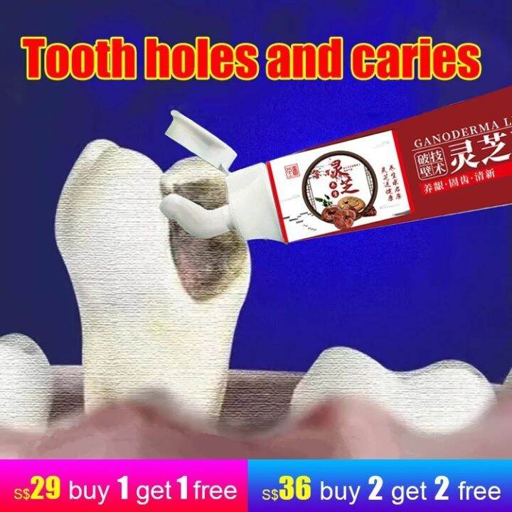 Cologoo Ganoderma lucidum Repair Toothpaste treat loose teeth ...