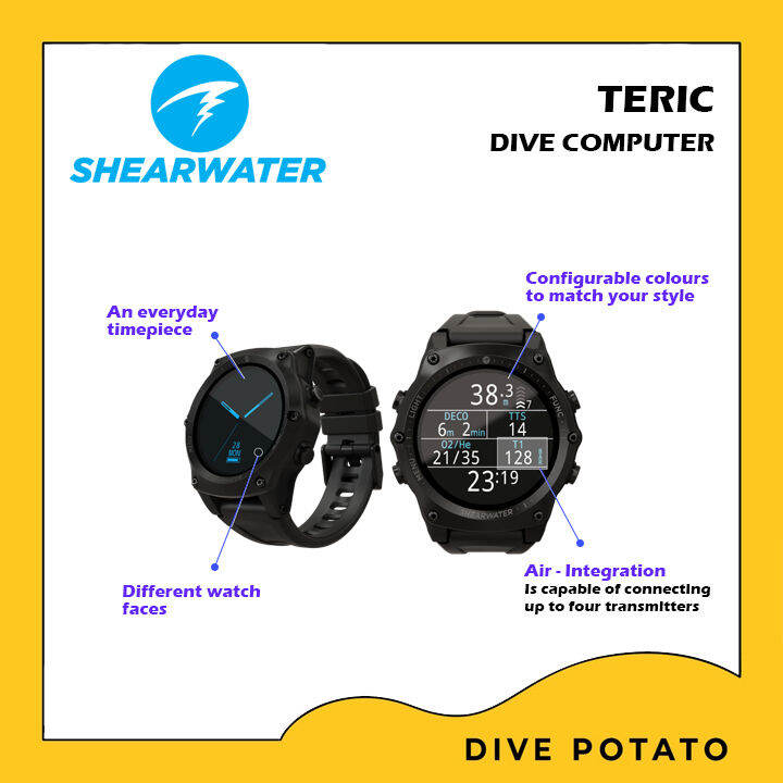 🎋 (Preorder) Shearwater TERIC Dive Computer | Lazada.co.th